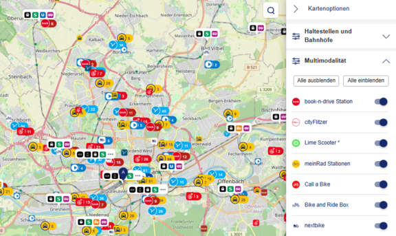 RMV.DE - RMV-Fahrplanauskunft: neues Design, mehr Funktionen