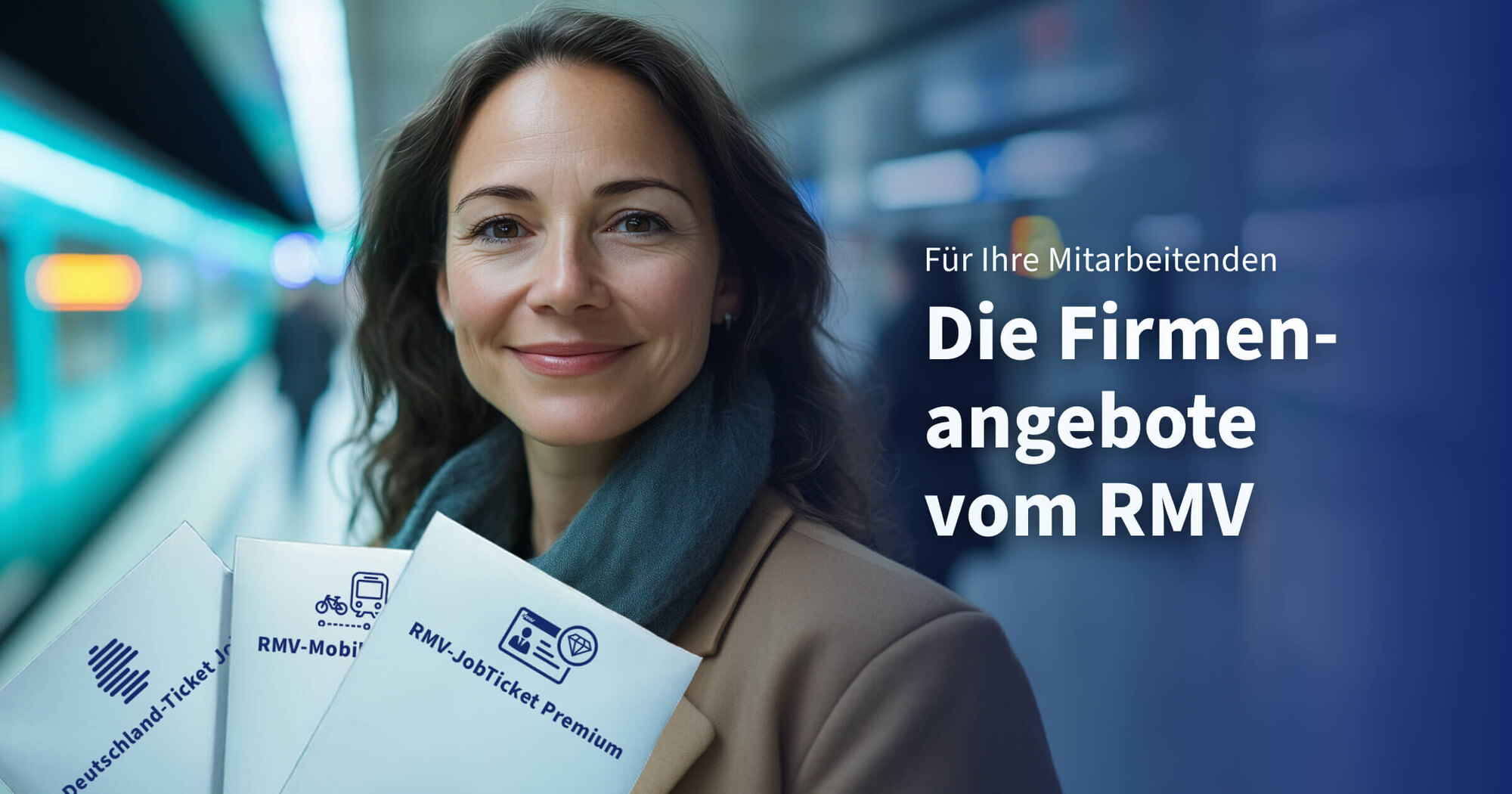 Mobilität für Mitarbeitende: Die Firmenangebote des RMV | Rhein-Main-Verkehrsverbund